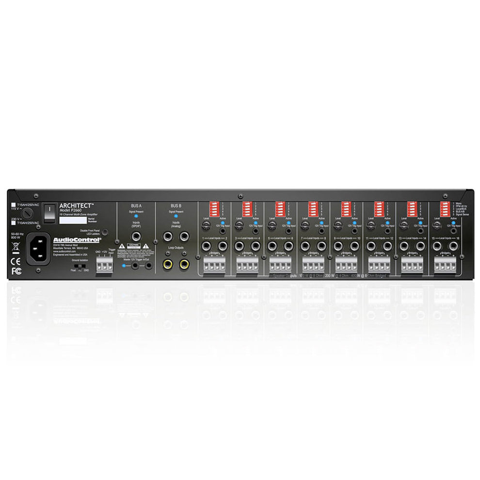 AudioControl P2260 12CH MultiZone Power Amplifier – Oceanic Distribution
