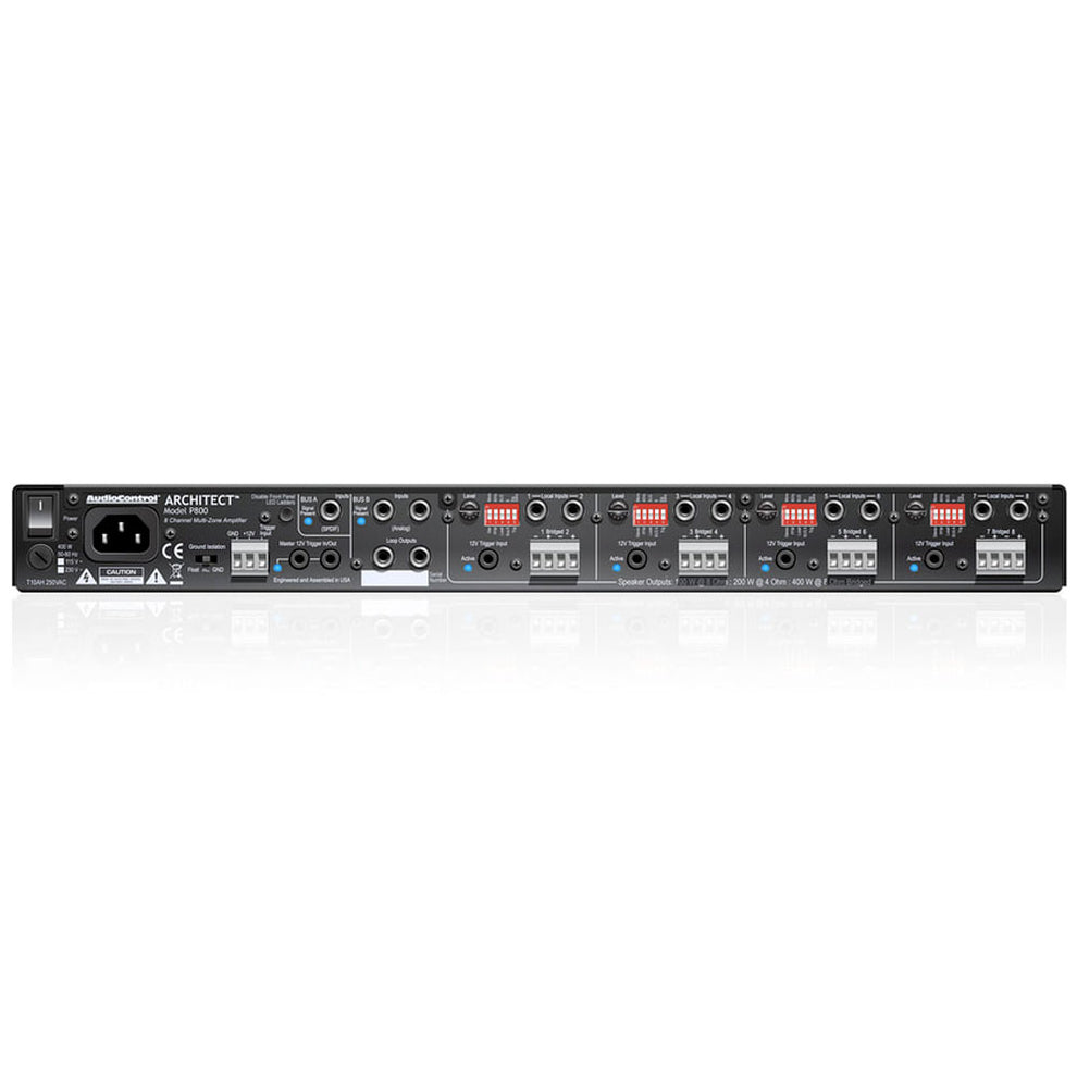 AudioControl P800 8CH MultiZone Power Amplifier – Oceanic Distribution