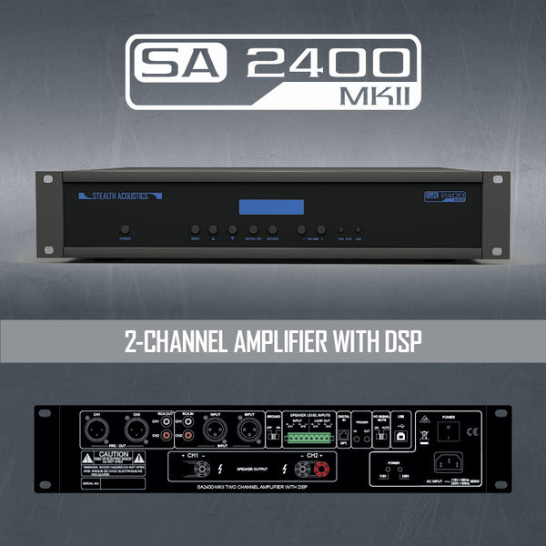 Stealth SA2400mkII Stereo Integrated Amplifier – Oceanic Distribution